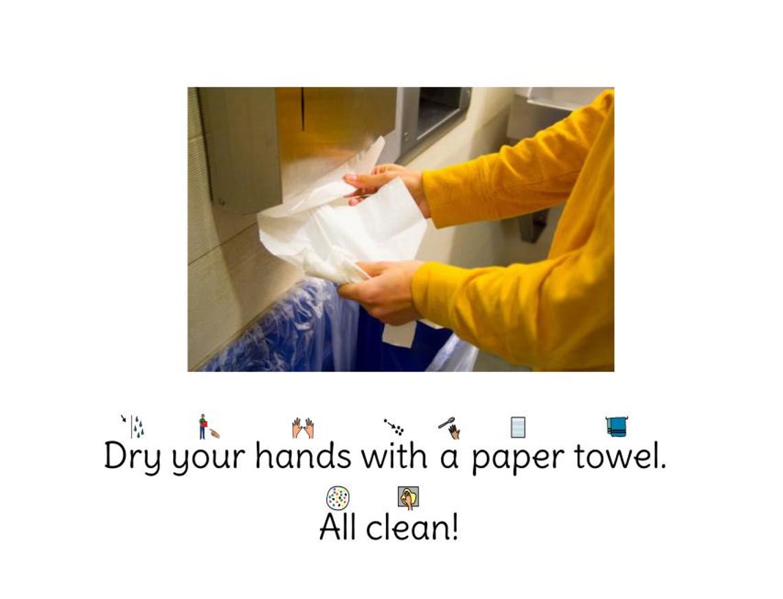 Washing Hands Sequencing Activity | Adapted Story | 8 Steps Visual ...