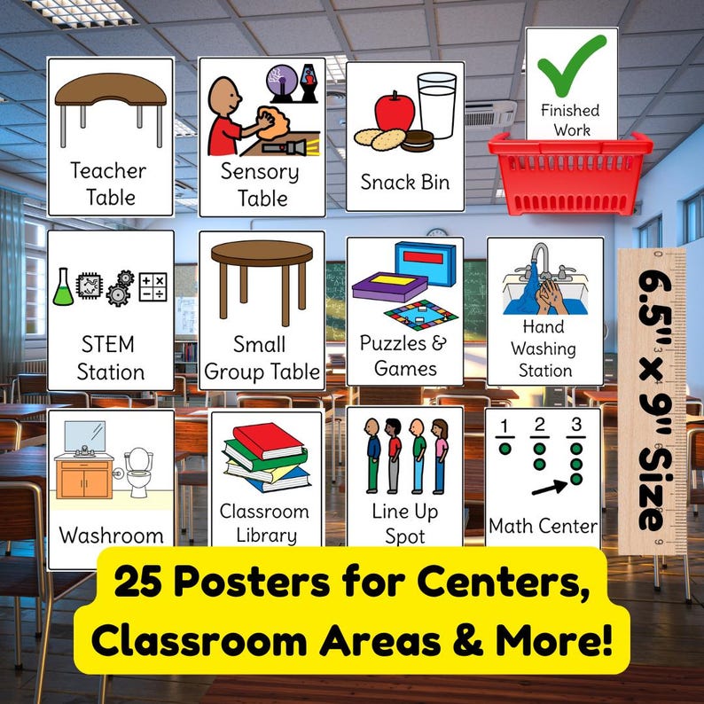 Classroom Labels | 100+ Symbol Supported Labels and Posters for ...