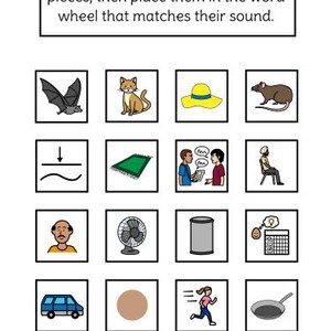 Word Wheels With Symbols | Cut & Glue Worksheets | Phonics | Spelling ...