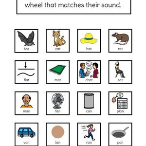 Word Wheels With Symbols | Cut & Glue Worksheets | Phonics | Spelling ...