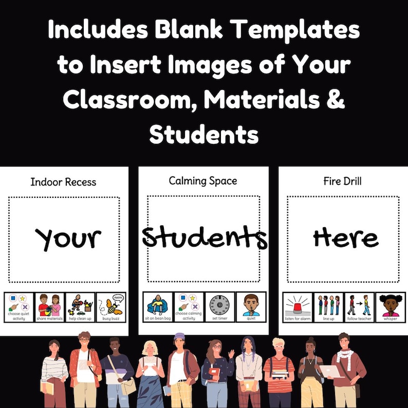 Classroom Expectation & Rules Posters | Visual Symbol Supported ...