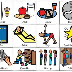 Primary Picture Symbols | Visual Communication for Daily Schedules ...