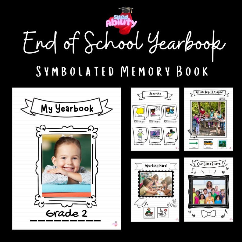 Student Yearbook | Adapted With Symbols | June Memory Book | End of ...