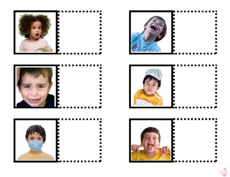 Facial Expression & Emojis Matching | FILE FOLDER Activity | Go ...