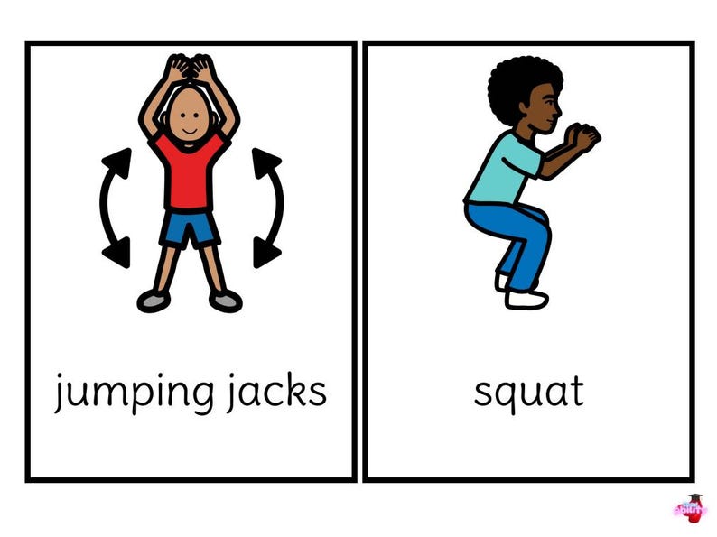 Gross Motor Action Cards | Physical Education | Exercise & Movement ...