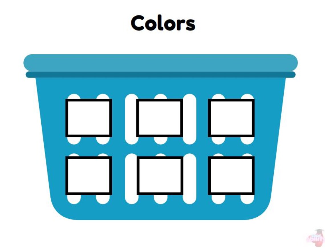 FILE FOLDER Activity | Life Skills | Sorting Laundry by Color | Special ...
