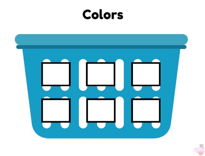 FILE FOLDER Activity | Life Skills | Sorting Laundry by Color | Special ...