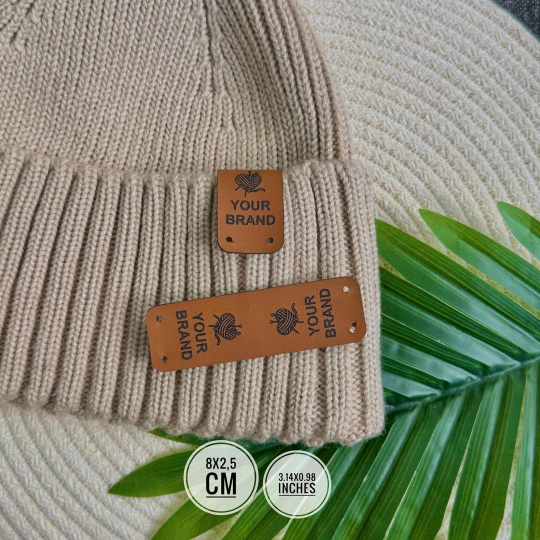Personalized Faux Leather Labels for Handmade Items, Custom Faux ...