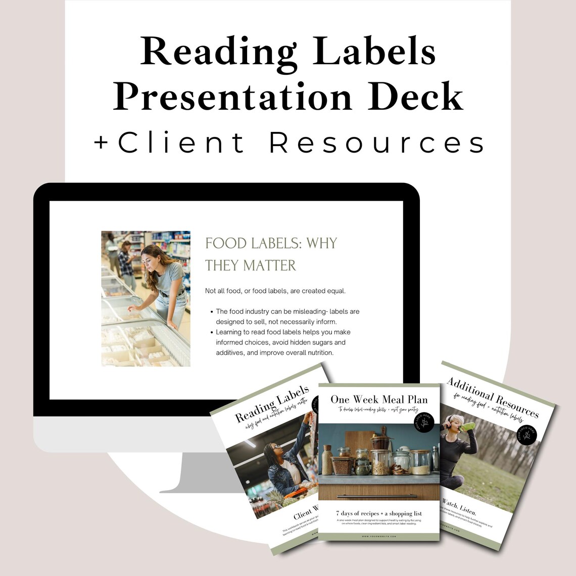 Reading Food and Nutrition Labels Canva Slide Deck Presentation: Health ...