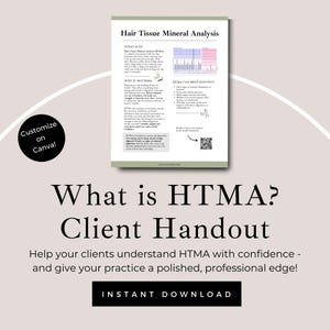 Hair Tissue Mineral Analysis - Etsy UK