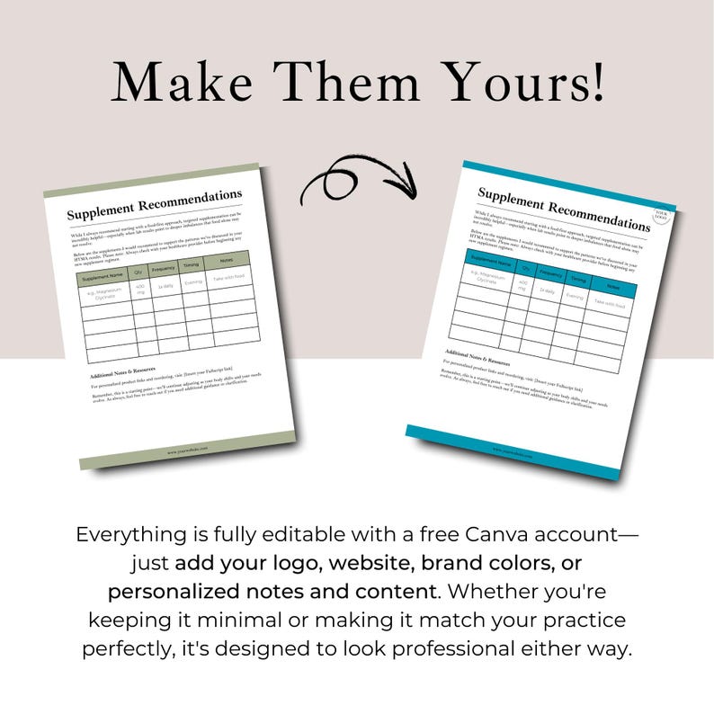 NTP Client Forms & Presentation Bundle: Nutrition Coach Essentials - Etsy