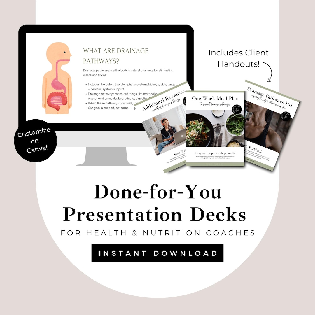 Drainage Pathways Canva Slide Deck Presentation: Customizable Health ...
