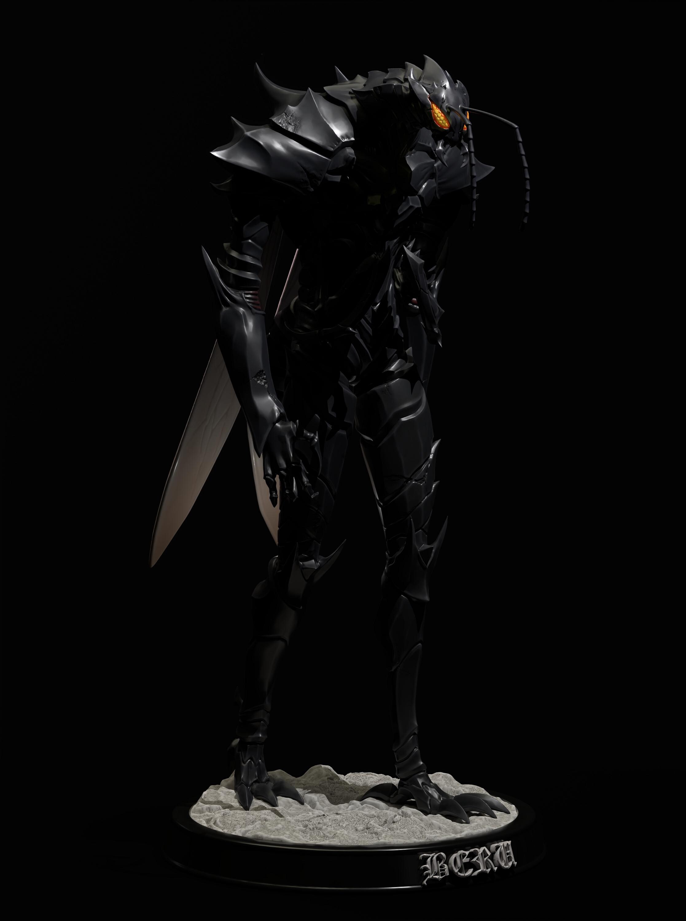 Beru V2 Solo Leveling Collectible 12k High Detail Hand-painted Resin ...