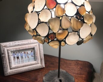 Extra Large Fillable Seashell Lamp Fillable Lamp Seashell