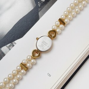 Avon Gold Tone With Faux Pearl Watch, Bracelet Watch, Women Wristwatch ...
