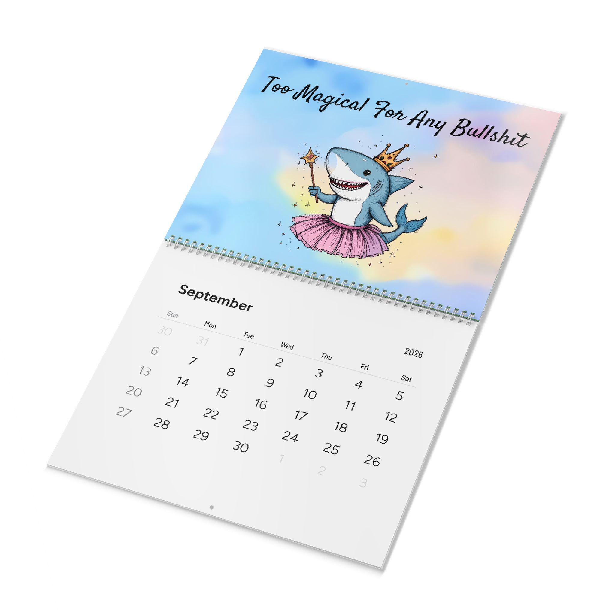 2026 Sweary Calendar 2026 Funny Swearing Calendar Funny Animal Calendar ...