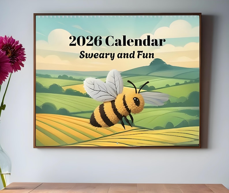 2026 Sweary Calendar 2026 Funny Swearing Calendar Funny Animal Calendar ...