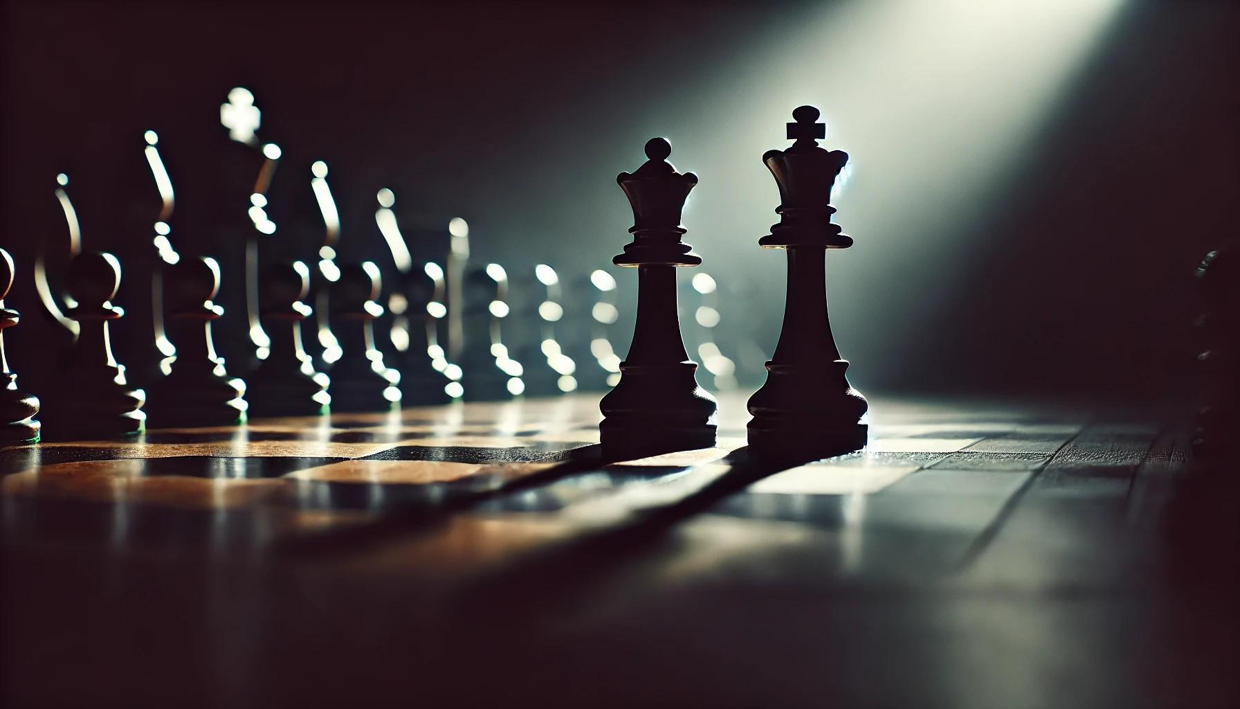 Game of Kings – Dramatic Chess Wall Art for Thinkers & Strategists - Etsy