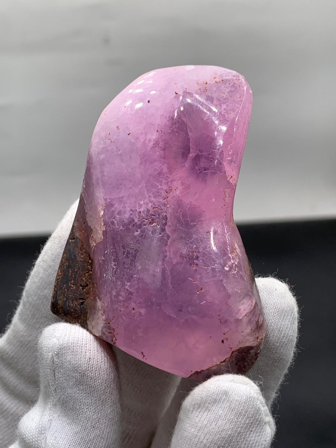 Pink Aragonite Polish Freeform - Pakistan Origin - Etsy