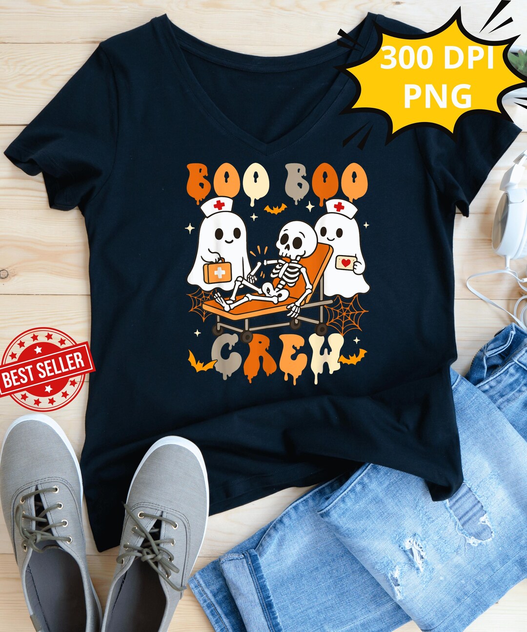 Boo Boo Crew Svg, Ghost Doctor Paramedic EMT Nurse Svg Halloween Svg ...