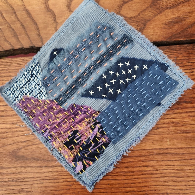 Sashiko Patch - Etsy