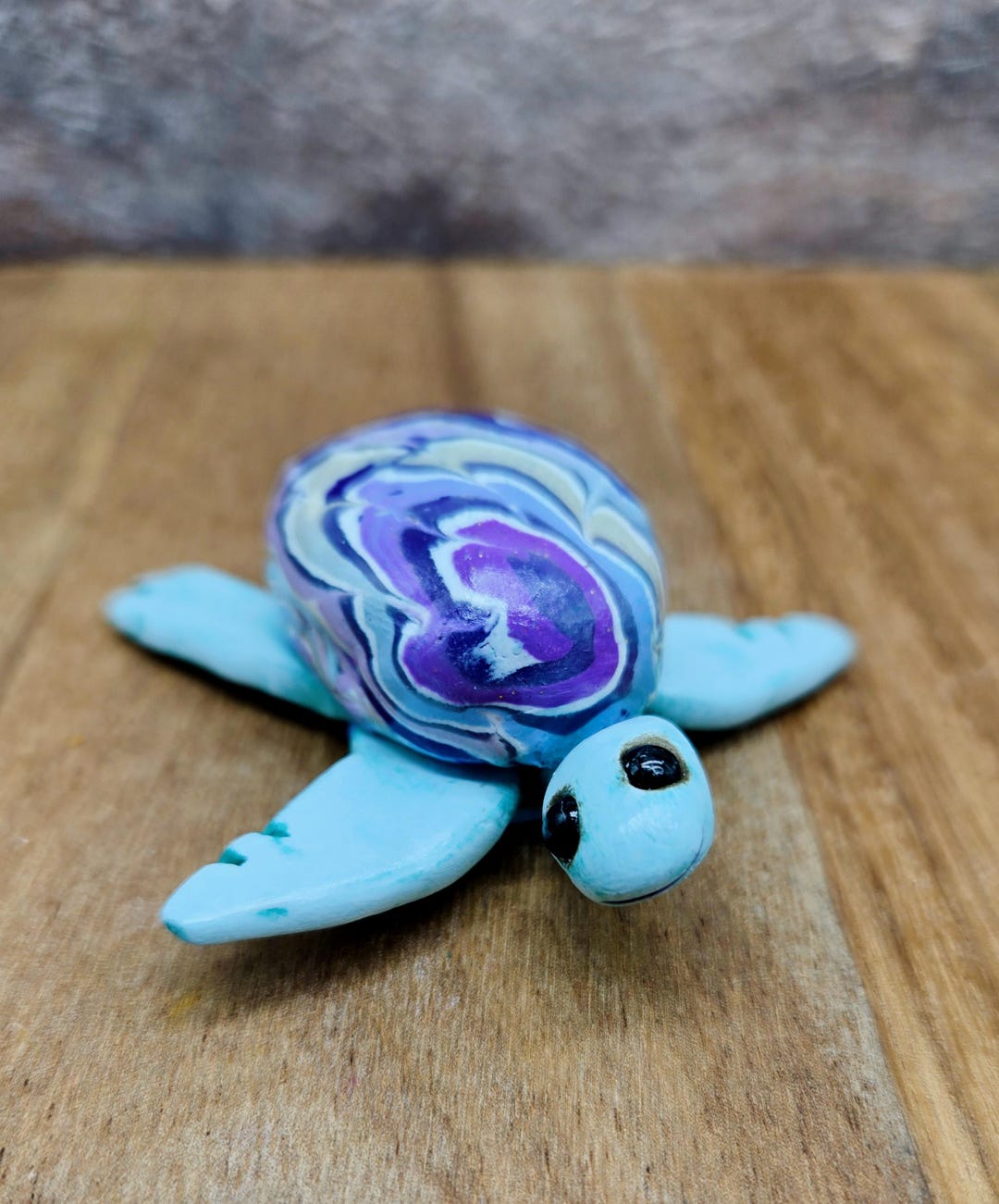 Luna the Sea Turtle: Pastel Aqua Blue Sea Turtle With Whimsical Floral ...