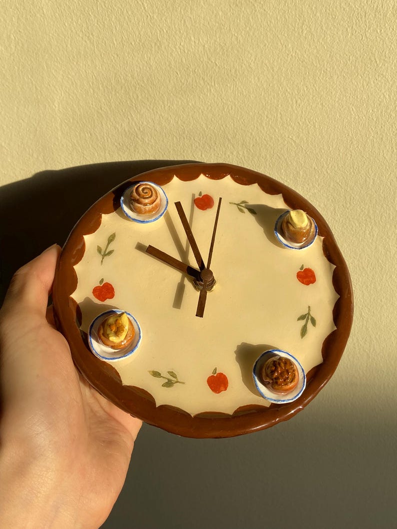 Custom Clay Clock - Etsy