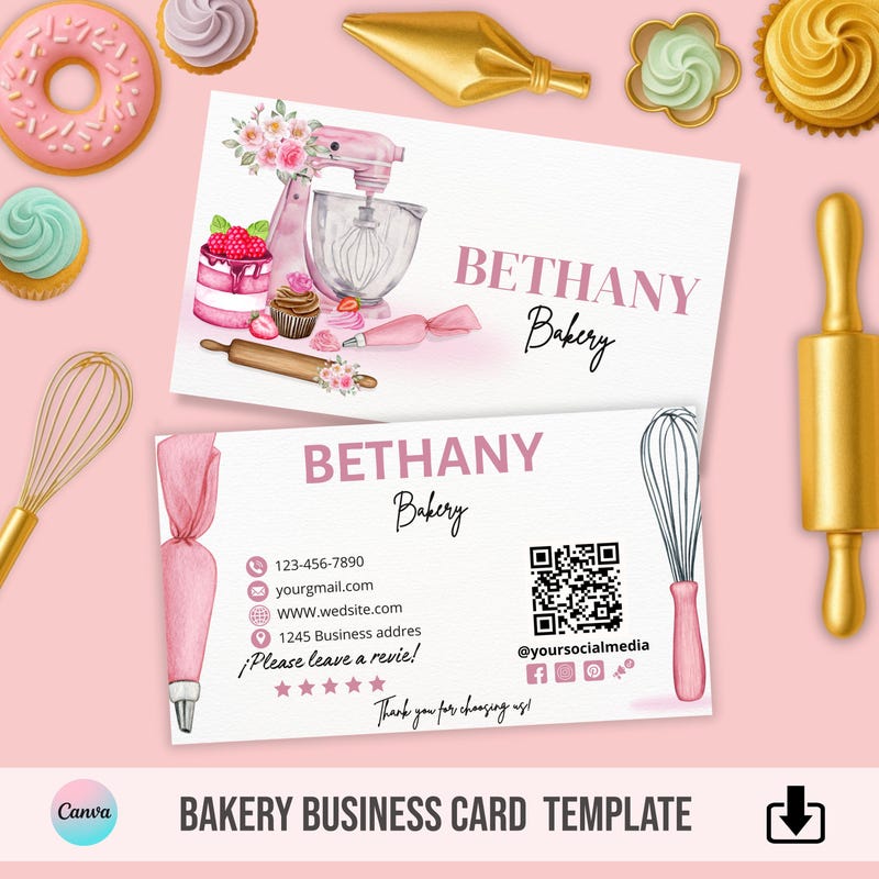 Bakery Business Card - Etsy