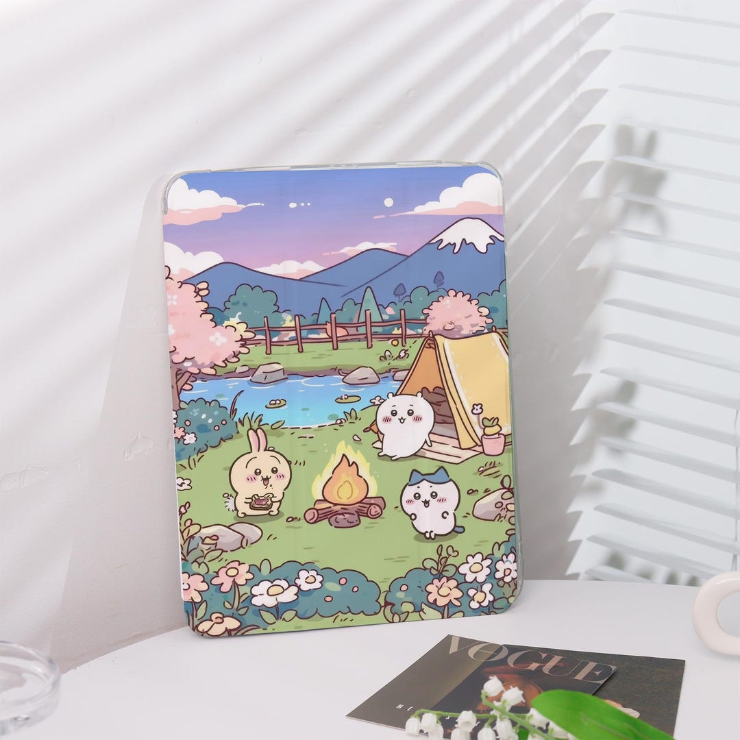 Cute Chiikawa iPad Case,case for iPad 9.7 Inch 10.2 Inch 10.9 Inch 12.9 ...