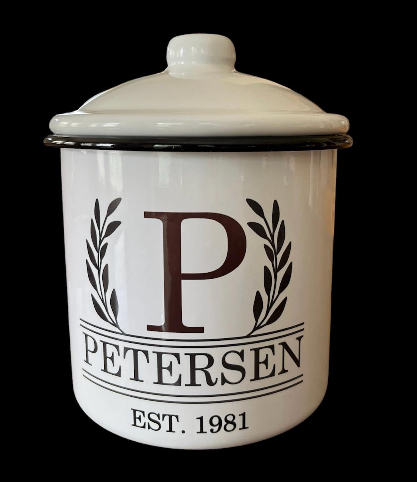 Personalized Canisters - Etsy