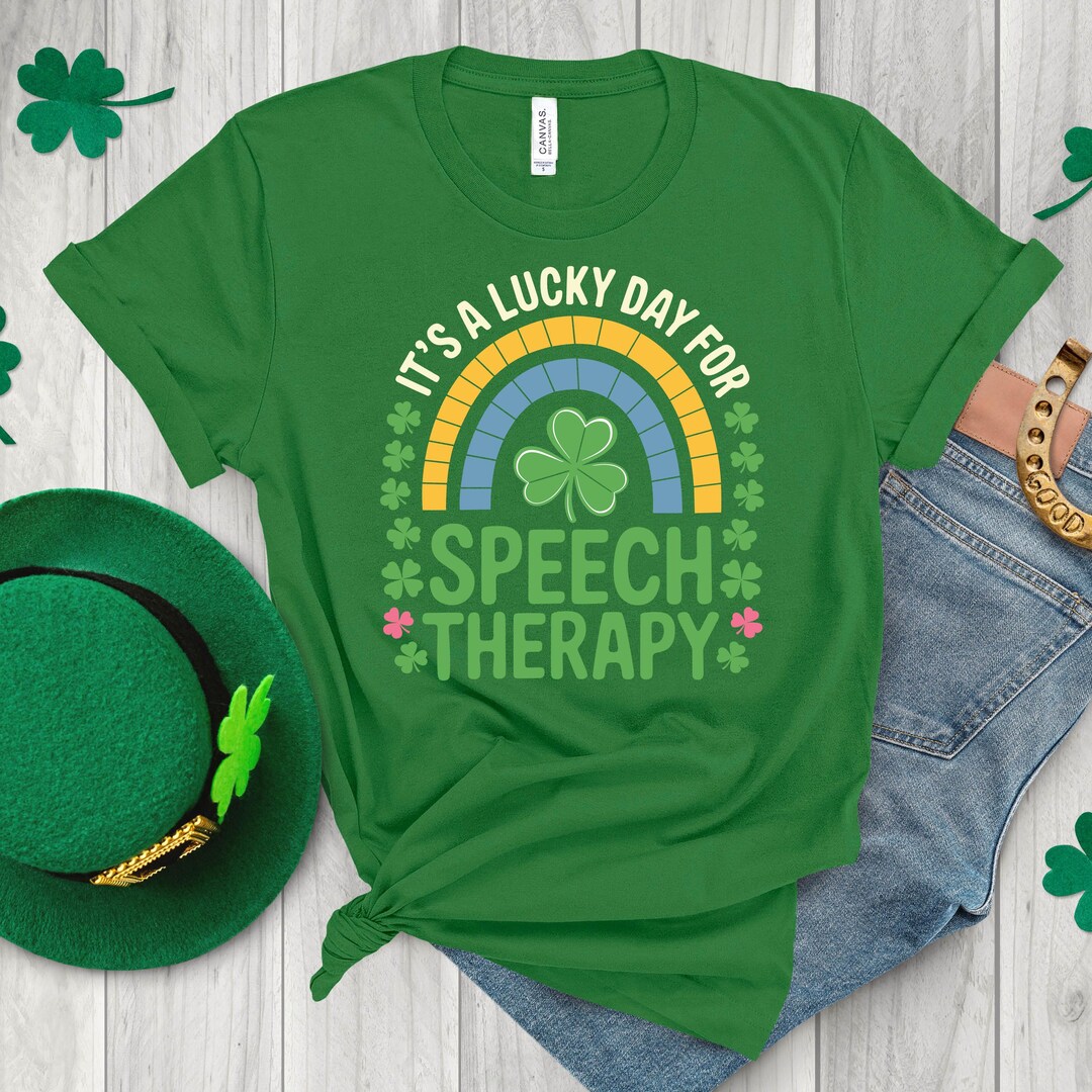Speech Therapy Svg, It’s A Lucky Day for Speech Therapy, St Patrick's ...