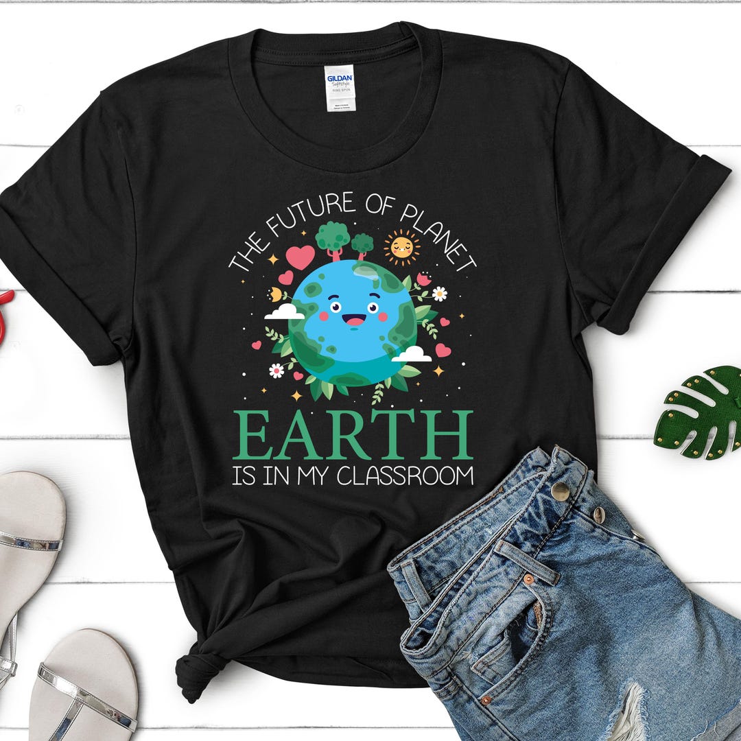 Earth Day Classroom PNG, Smiling Planet Design (digital Download) - Etsy