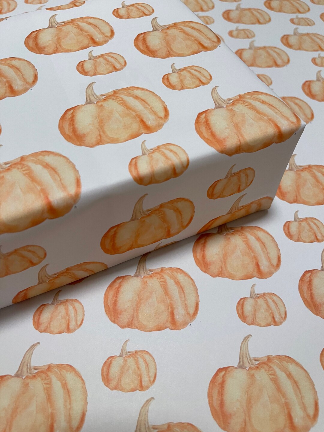 Fall Pumpkin Party Wrapping Paper Sheets - Etsy