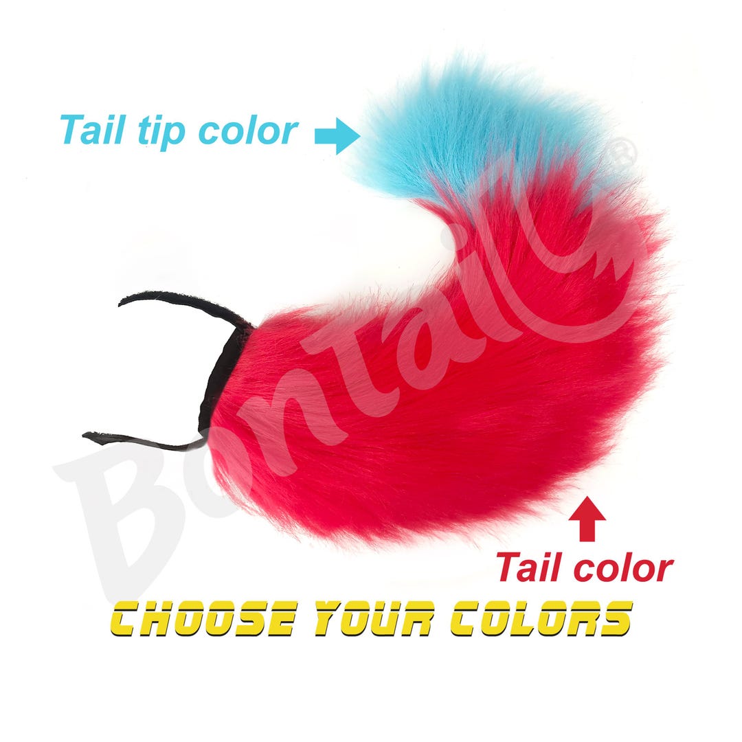 Pup Show Tail Sleeve Dual-color Cover – Custom Tip & Body Colors! - Etsy