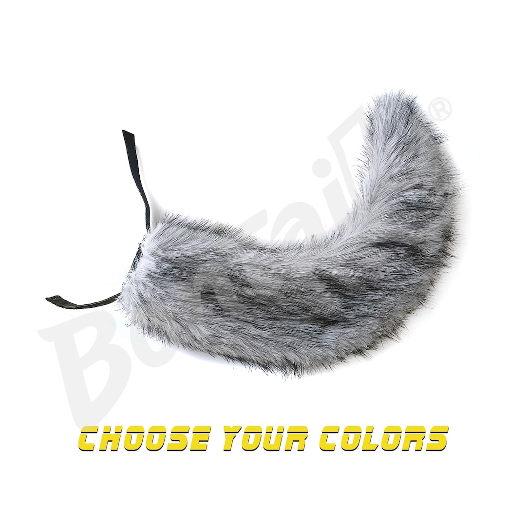Faux Fur Show Tail Sleeve – 22" Sable Soft Fur Cover for Furry ...