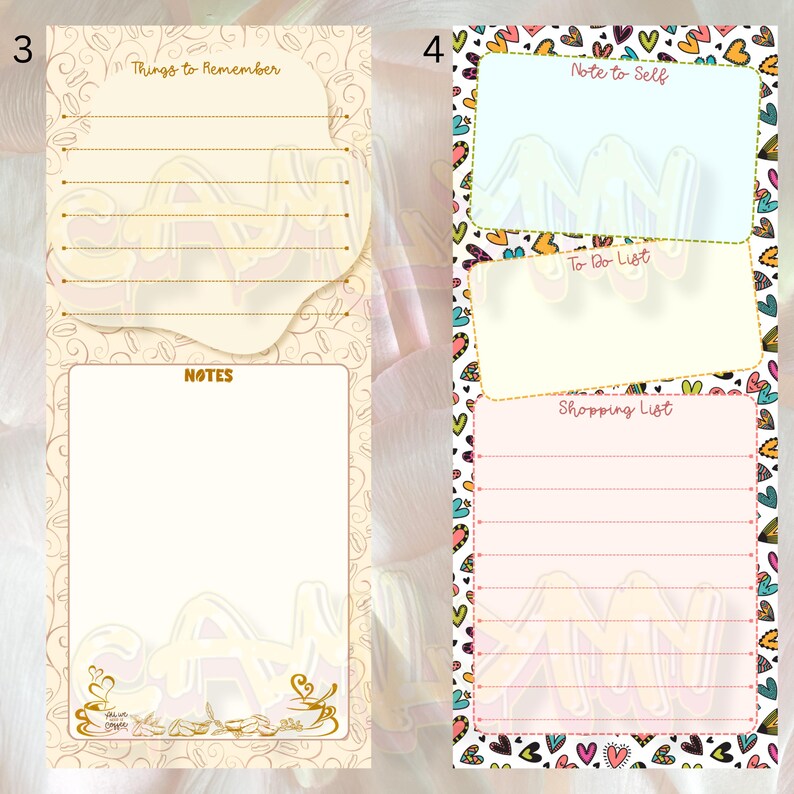 To Do Notepad | Fruit Notes Pad | Daily Planner, Shopping List ...