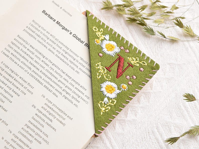 Felt Bookmark, Handmade Corner Bookmarks, Unique Bookmarks for Readers ...