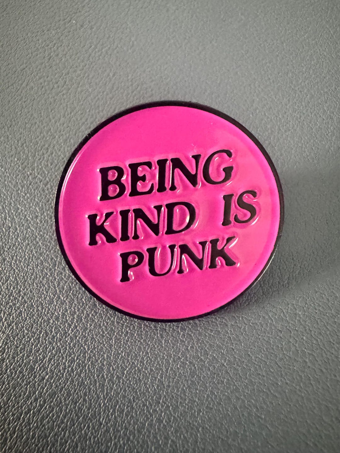 Being Kind is Punk Enamel Pin - Radical Empathy Aesthetic Lapel Pin ...