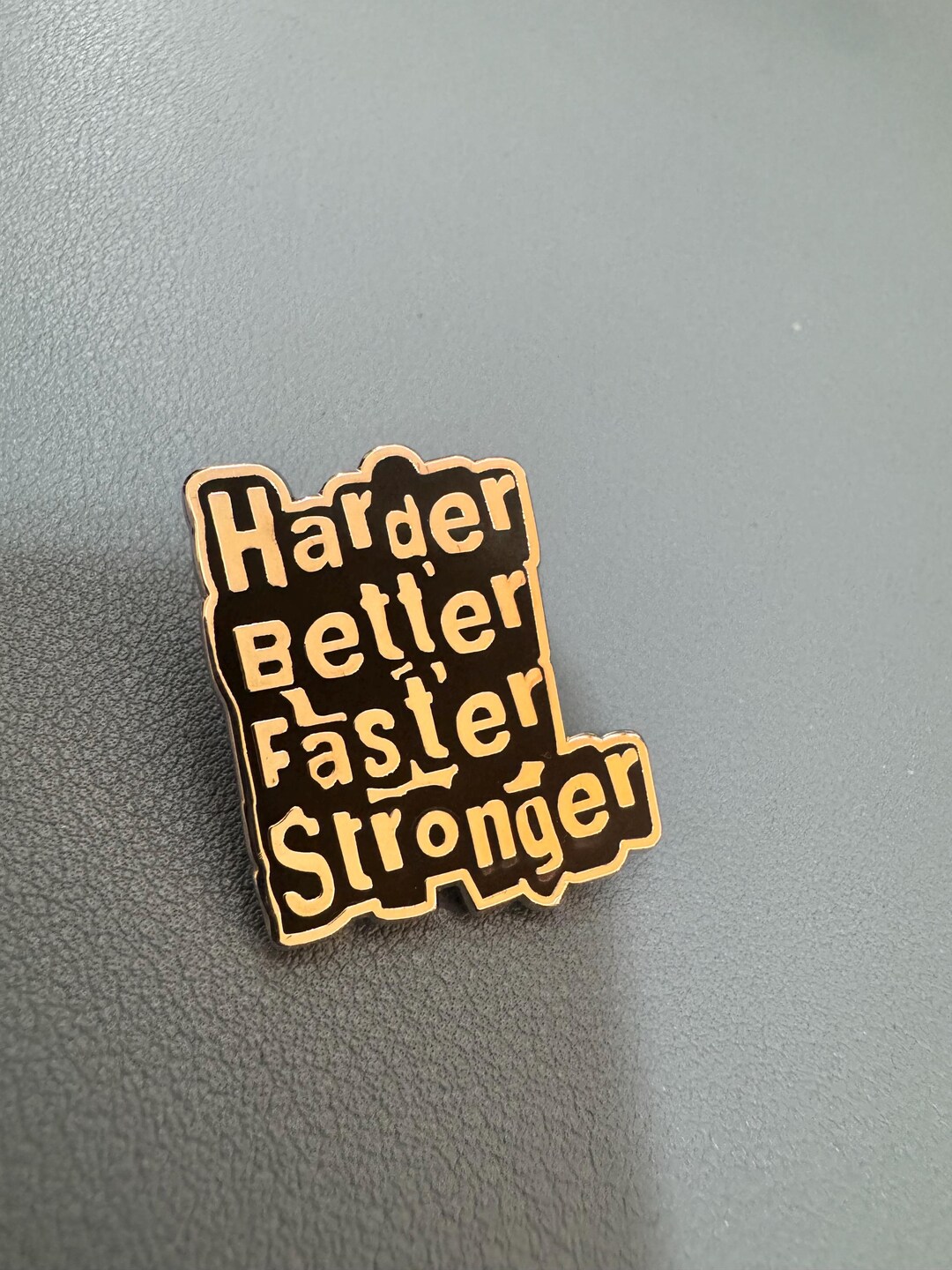 Harder Better Faster Stronger Enamel Pin | Daft Punk Inspired Pin ...