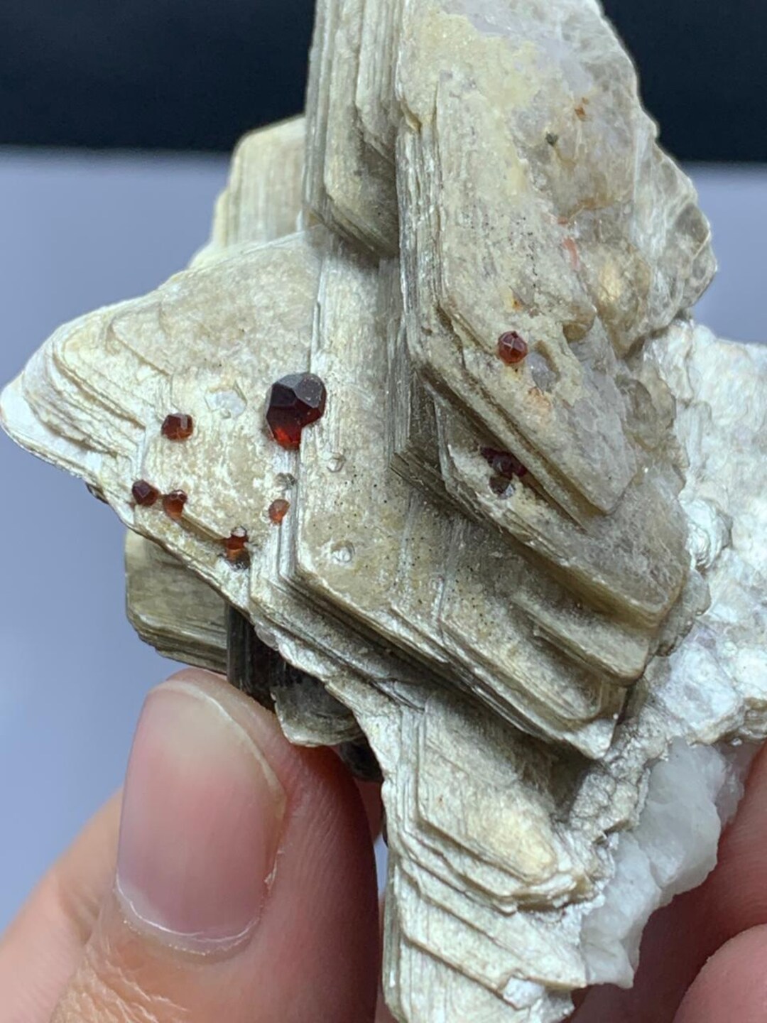 96grams Natural Garnet Specimen Combine With Star Mica (muscovite) - Etsy