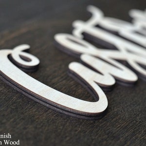 Wooden Letters Personalized Name Wood Design Cut Out Any Font Name ...