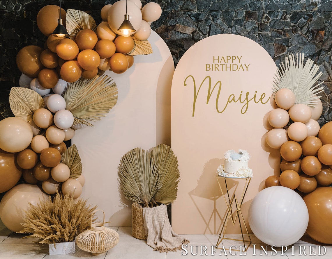 Happy Birthday Decal for Balloon Arch Balloon Arch Decor - Etsy