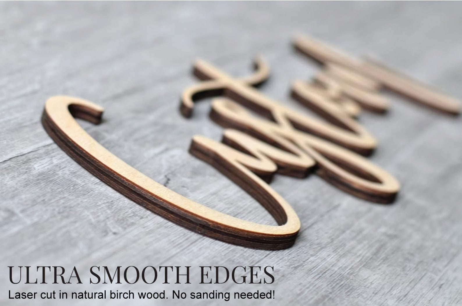 Wooden Name Signs Wooden Letters Personalized Wood Design Laser Cut Out ...