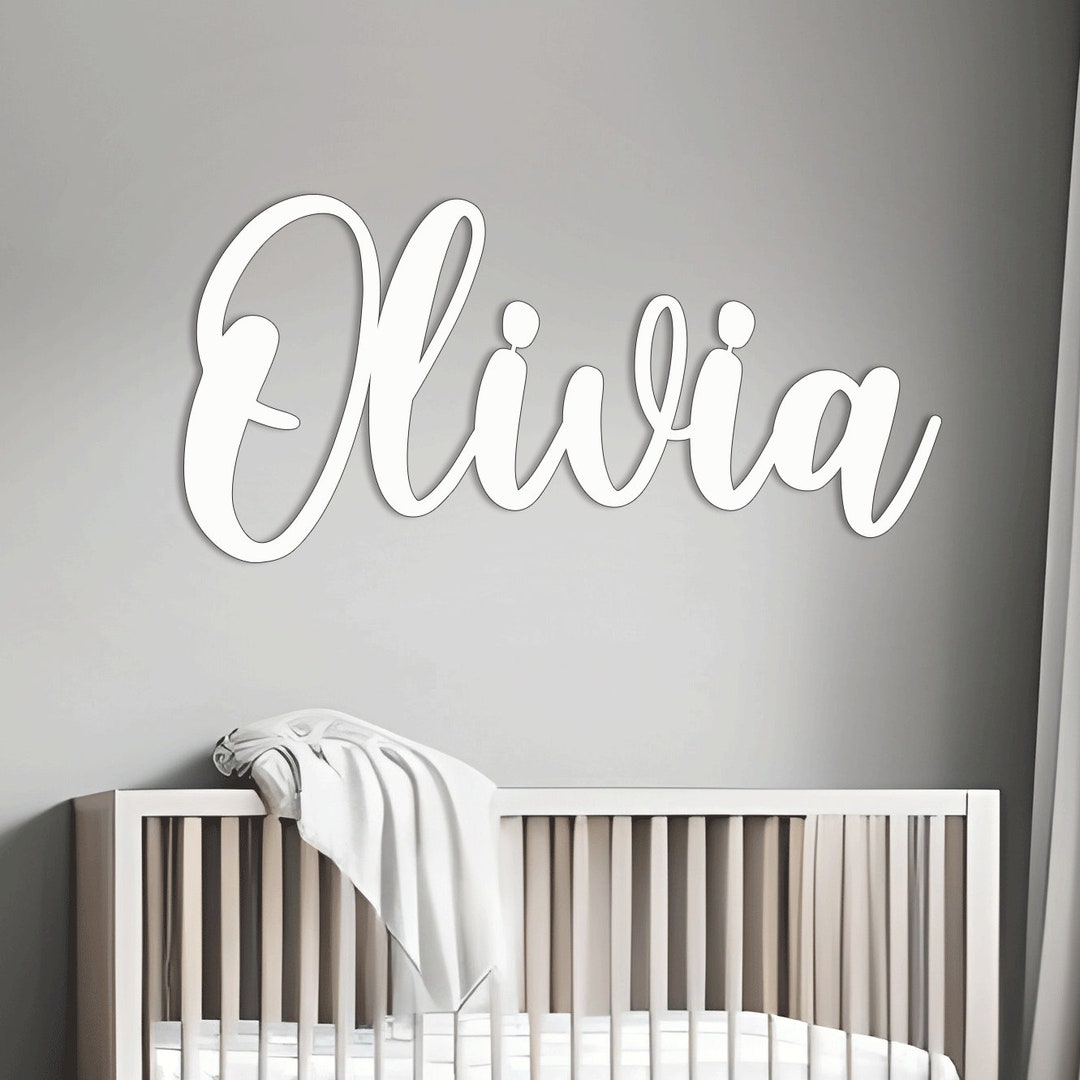 Wooden Name Signs Wooden Letters Personalized Wood Design Laser Cut Out ...