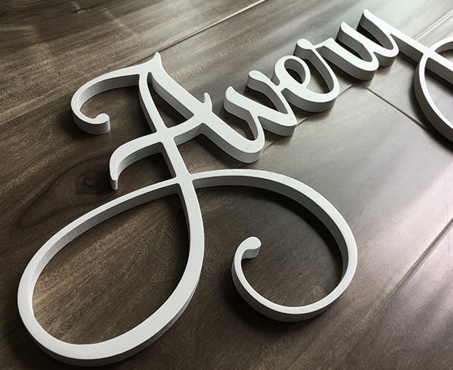 Wooden Letters Personalized Name Wood Design Cut Out Any Font Name ...