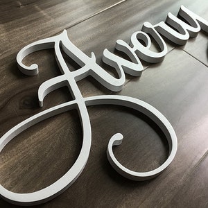 Wooden Letters Personalized Name Wood Design Cut Out Any Font Name ...