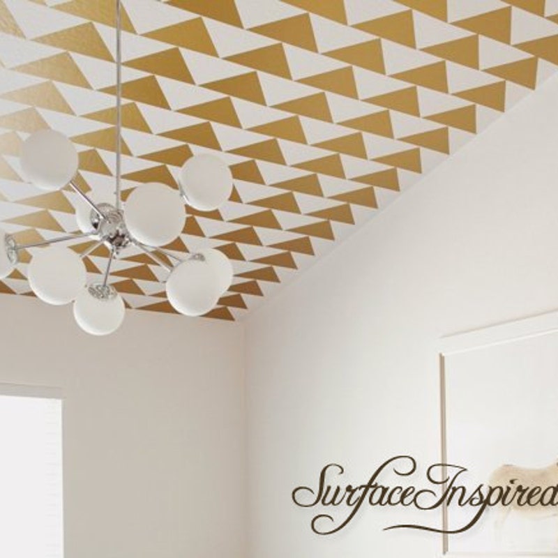 Triangle Wall Decal - Etsy