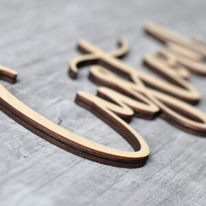 Wooden Letters Personalized Name Wood Design Cut Out Any Font Name ...
