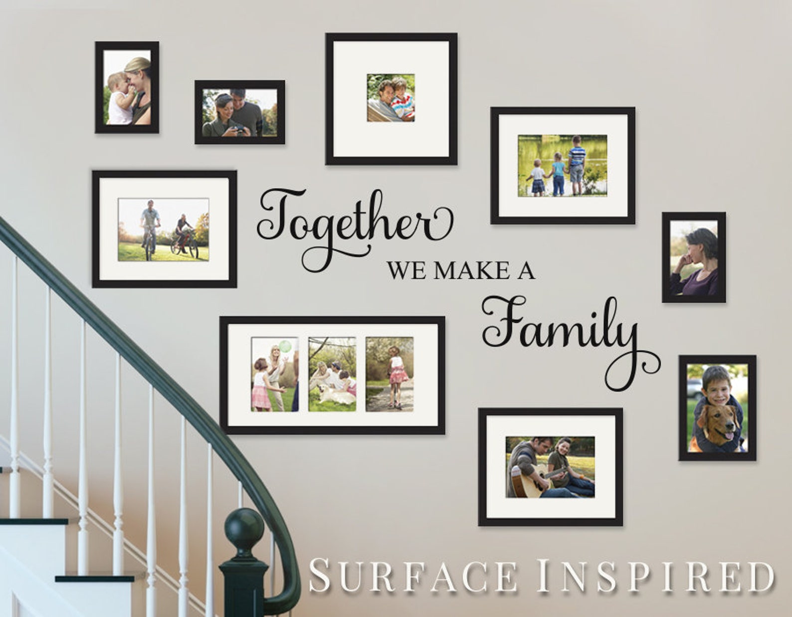 Wall Stickers Quote Together We Make a Family Vinyl Wall - Etsy