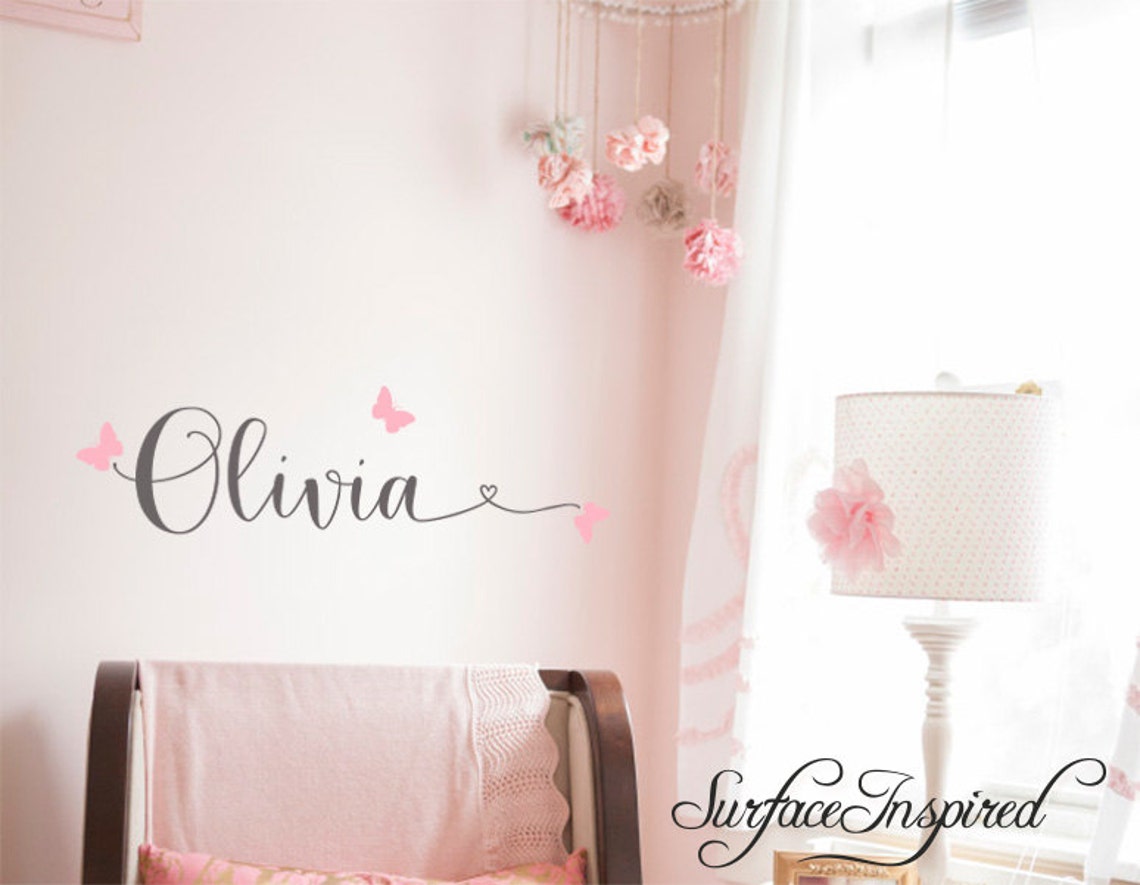 Wall Stickers Nursery Kids Names Nursery Wall Sticker Kids - Etsy